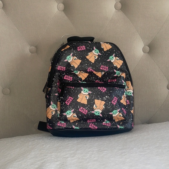 Disney | Bags | Nwtrare Starwars Baby Yoda Backpack L X 12 H X 4d ...